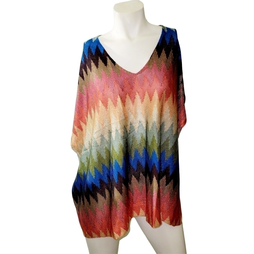 Boston Proper Oversized Rainbow Sweater - Gem